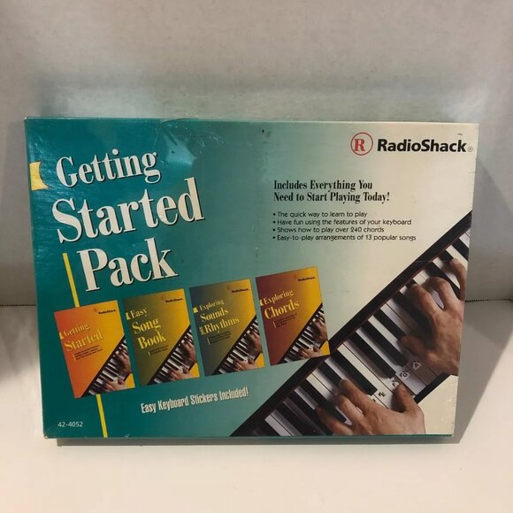 Other | Radioshack Keyboard Getting Started Pack Vintage Self Teacher New | Poshmark